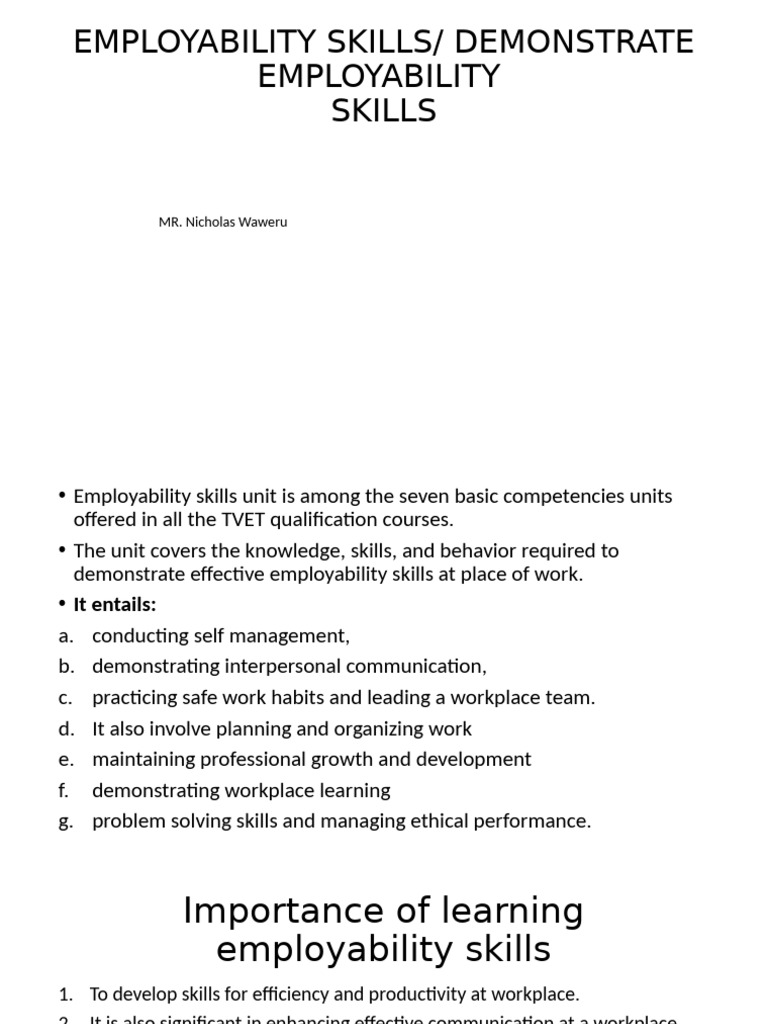 Employability Skills | PDF | Communication | Anger
