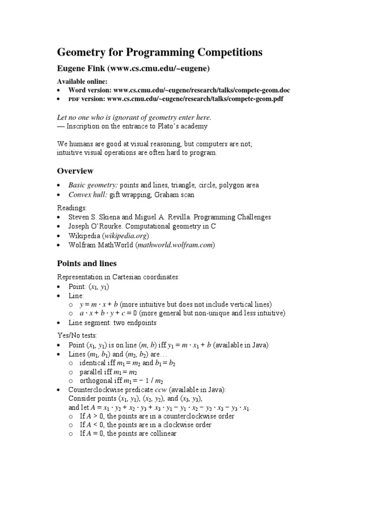 Compete Geom | PDF | Sine | Trigonometric Functions