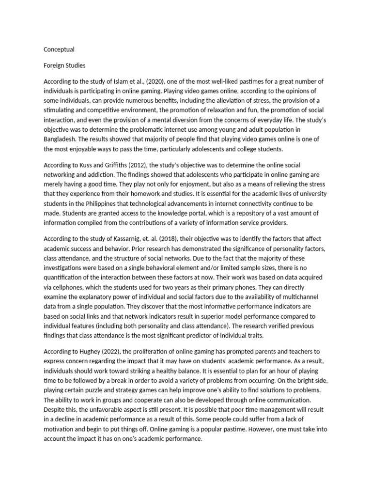 RRL | PDF | Psychology | Behavioural Sciences