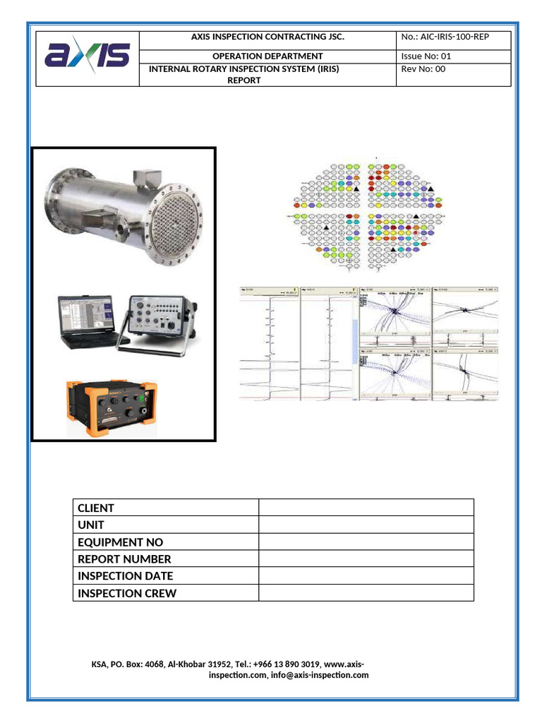 IRIS Report by Axis Inspection JSC | PDF