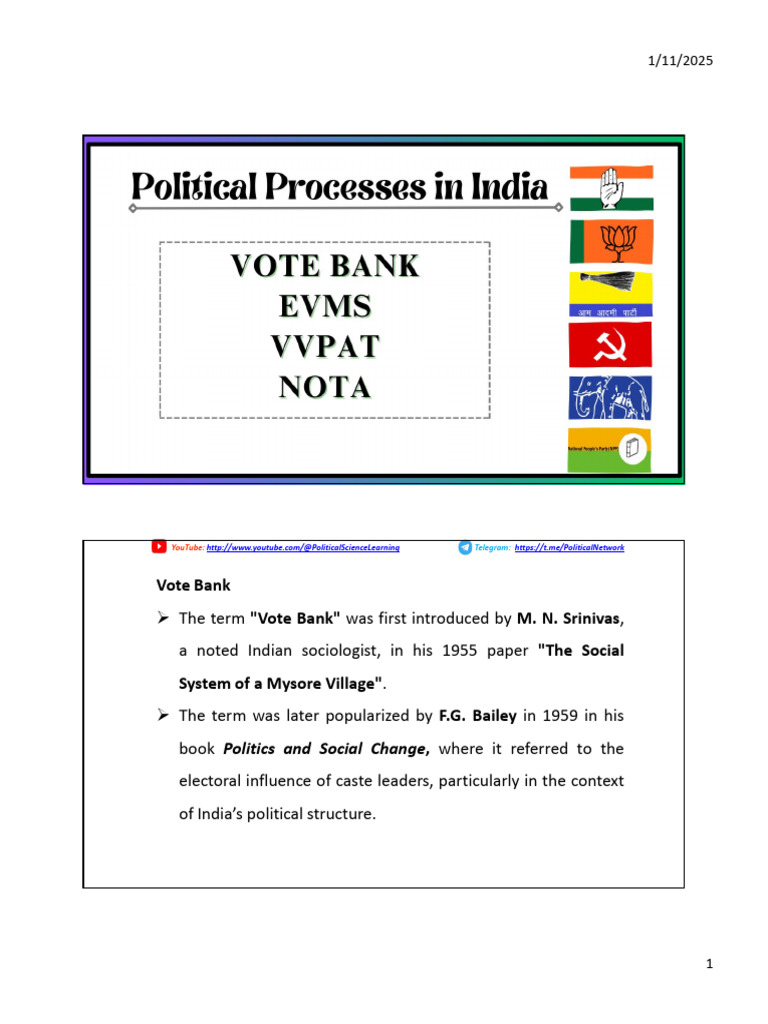Political Process in India | PDF | Indian National Congress | Politics ...
