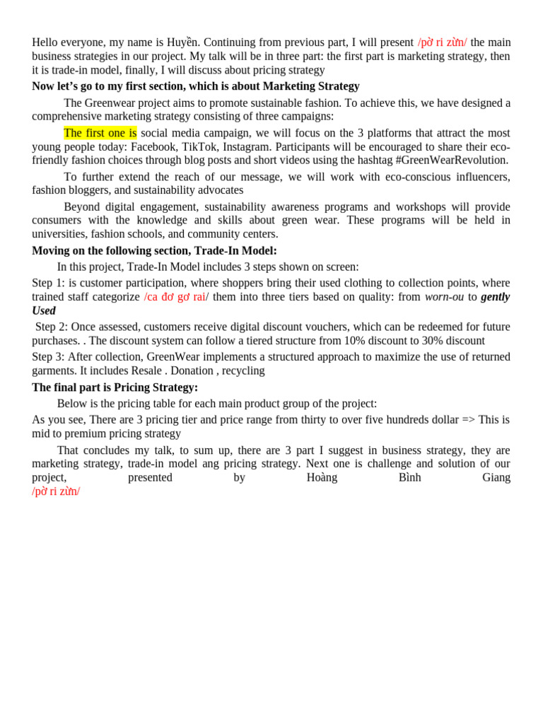 Thuyết trình TATM | PDF