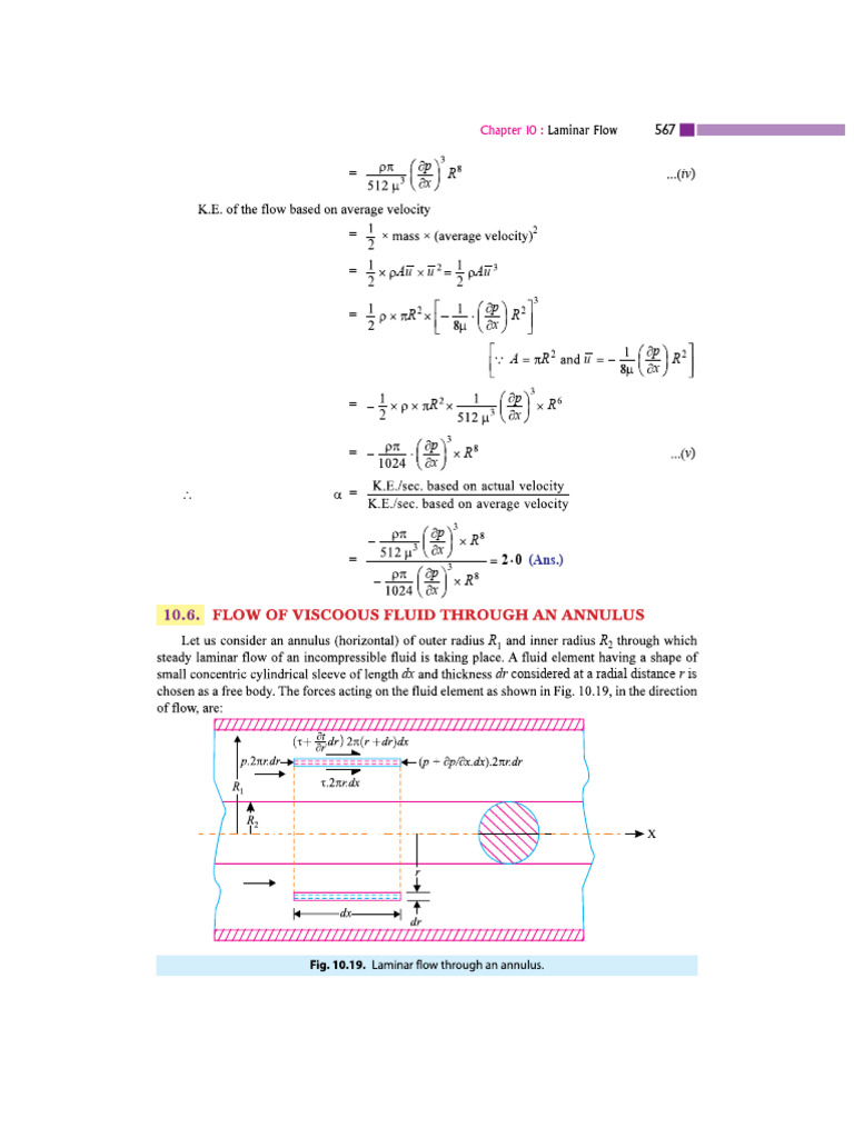 Flow in Circular and Plate Notes | PDF | Shear Stress | Fluid Dynamics