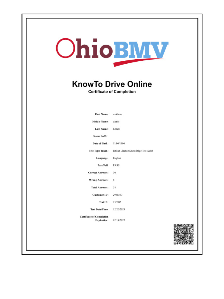 Certificate of Completion | PDF