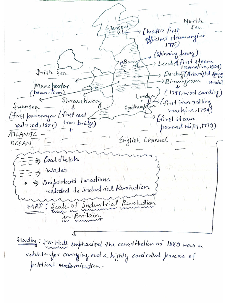 Industrial Revolution MAP | PDF