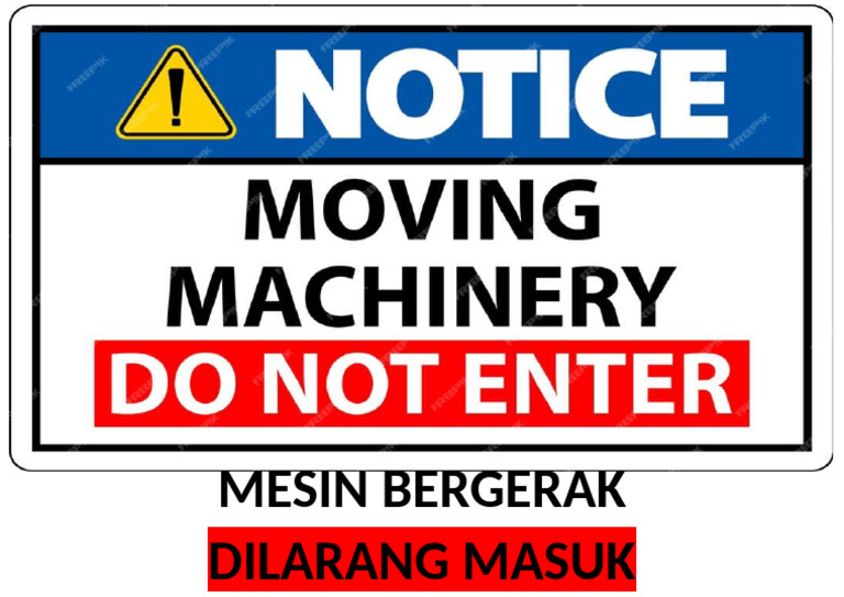 Moving Macinery Signage | PDF