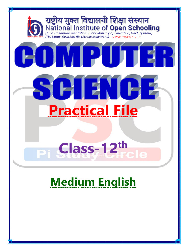 Class 12 Practical Guide: C++ & Email Setup | PDF | Gmail | Computer ...