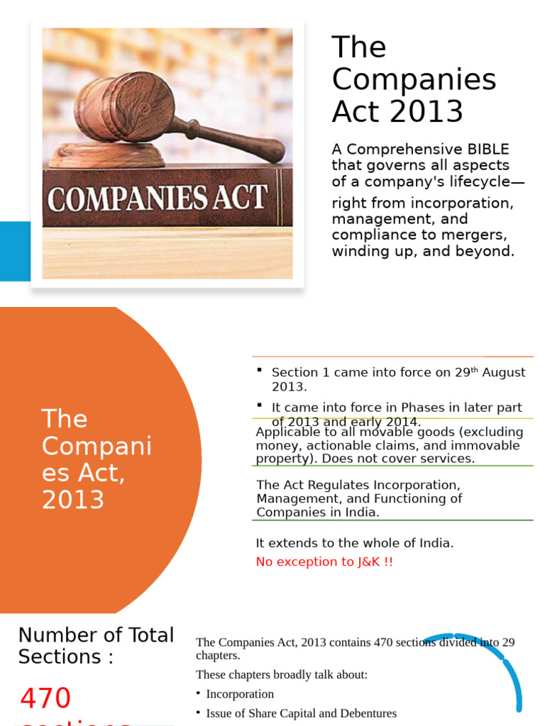 Companies Act 2013: Guide to Company Law | PDF | Articles Of ...