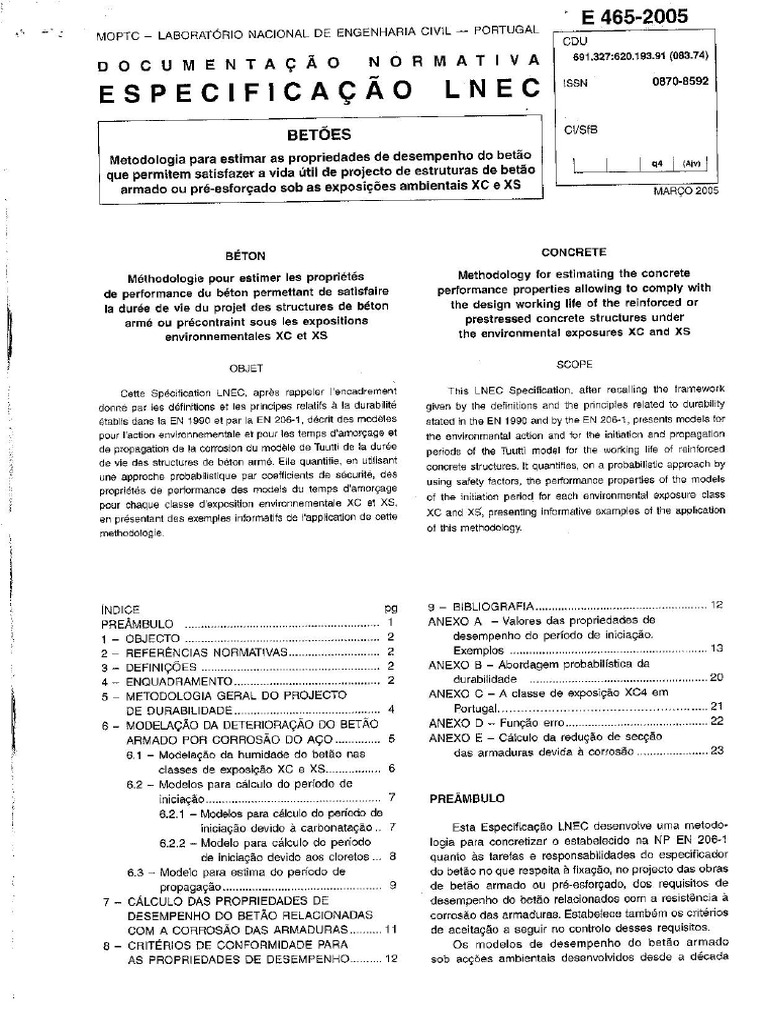Lnec e 465 (2005) | PDF