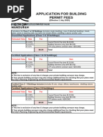 Quezon City Building Permit Fees | PDF