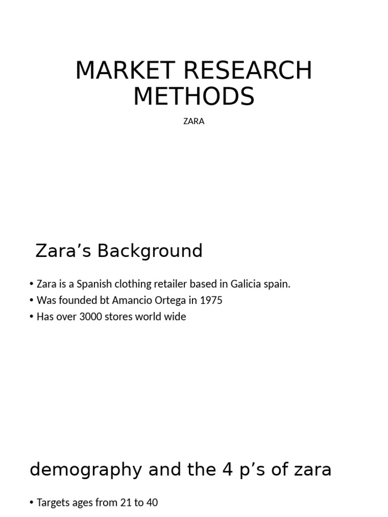 Zara Power Point | PDF