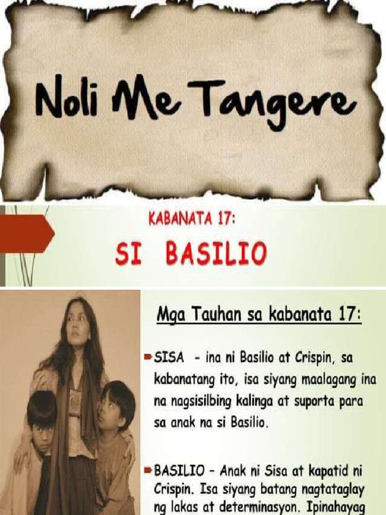 Kabanata 17 Si Basilio | PDF