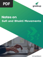Bhakti Sufi Traditions Detailed Notes | PDF