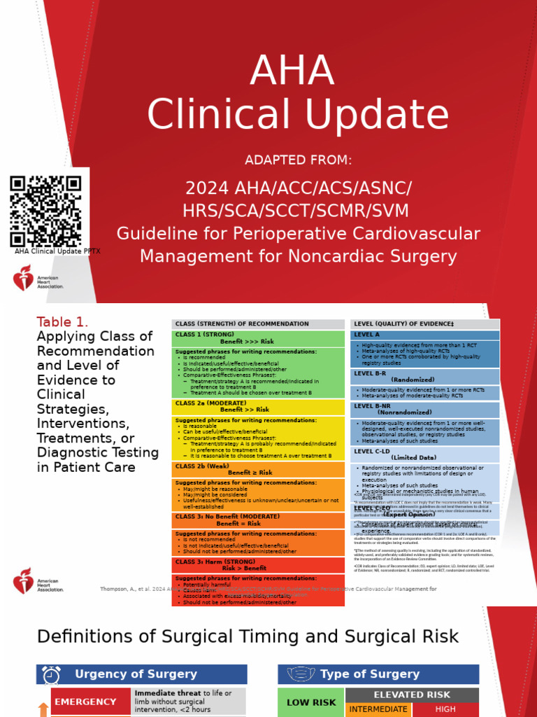 Perioperative Cardiovascular Guidelines 2024 | PDF | Randomized ...