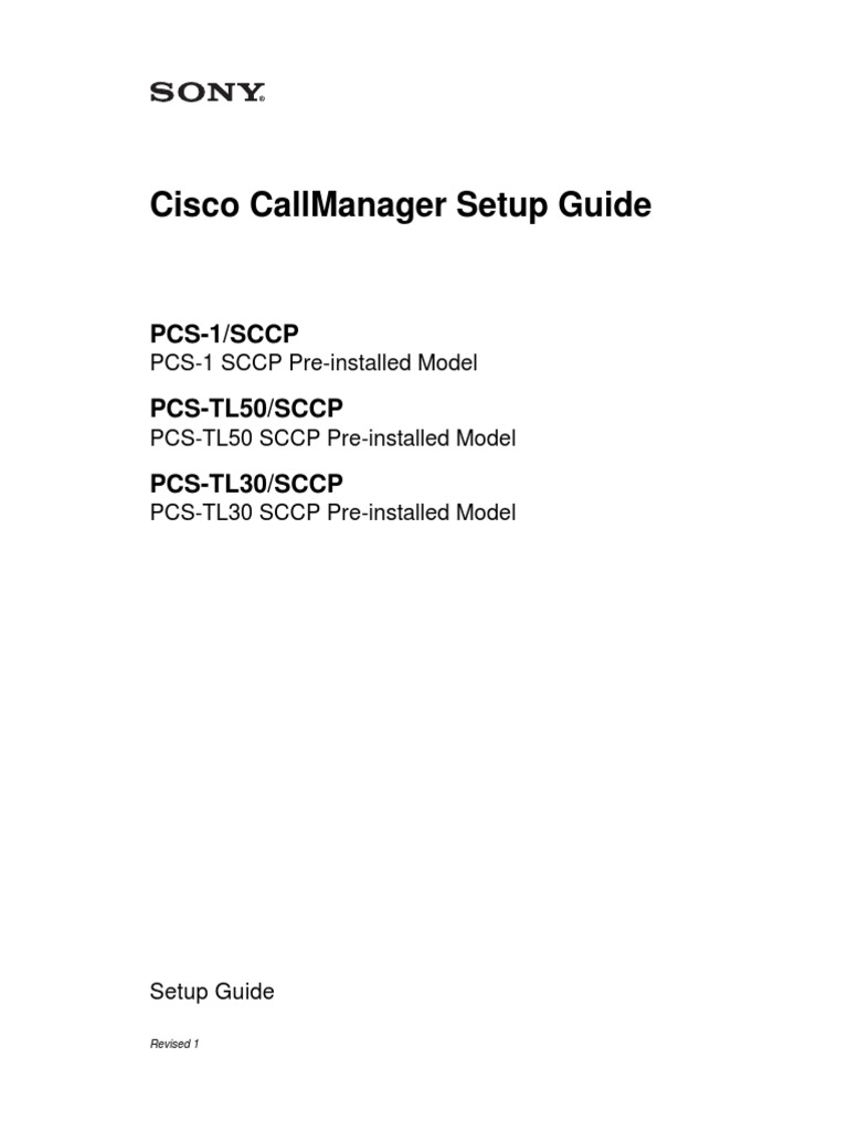 Call Manager Setup Guider 1 | PDF | File Transfer Protocol | Personal ...