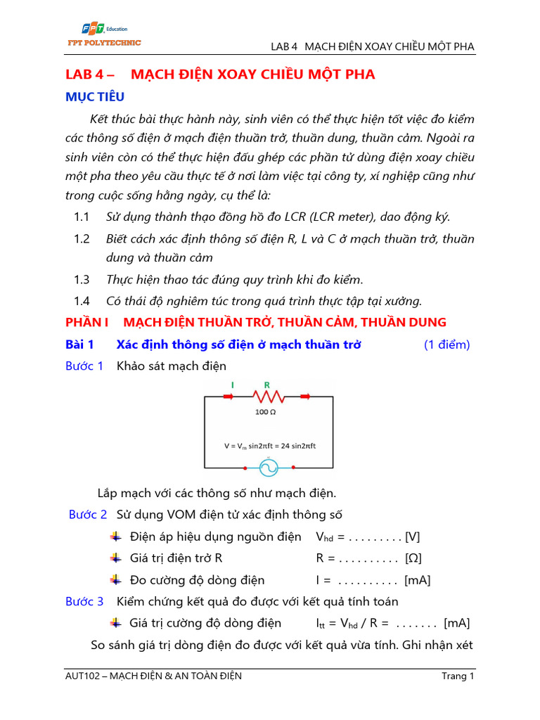 AUT102-Lab4 - MDAC1P | PDF