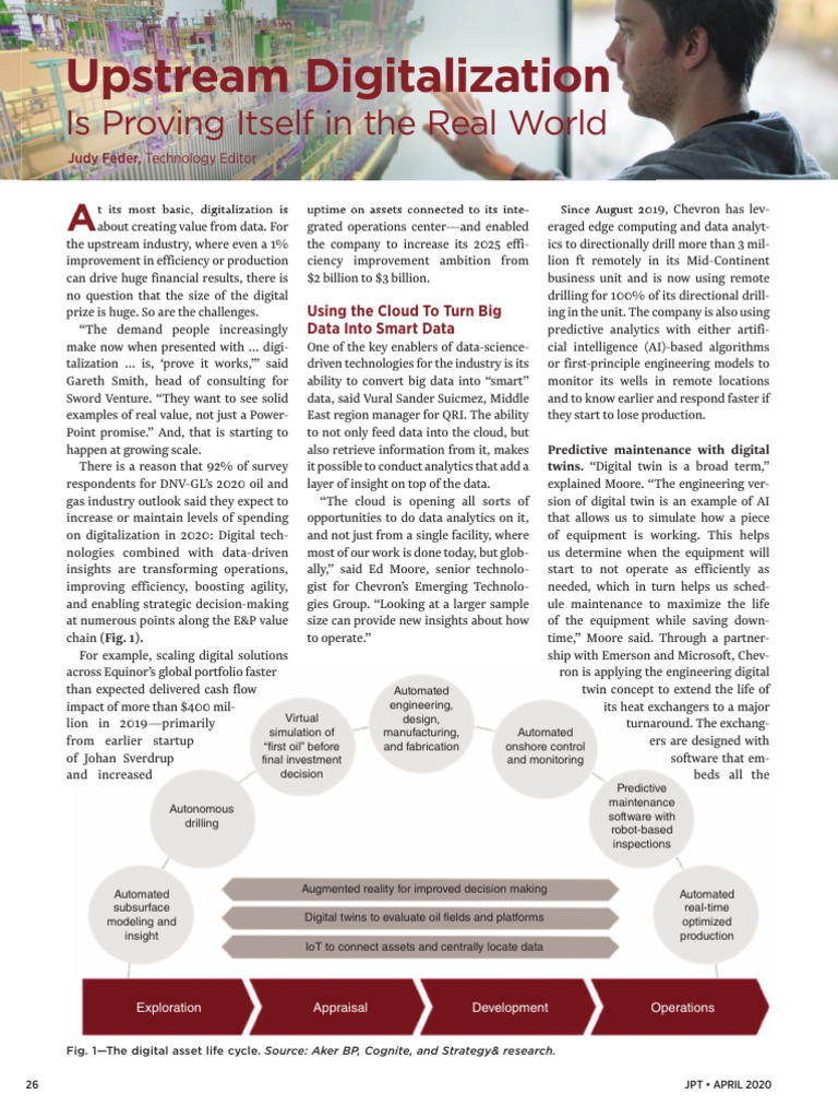 Upstream Digitalization Is Proving Itself in the Real World | PDF | Artificial Intelligence ...