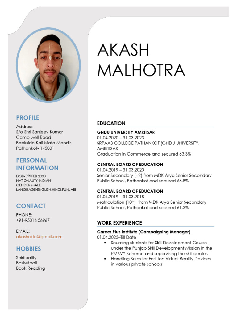 Akash Malhotra | PDF