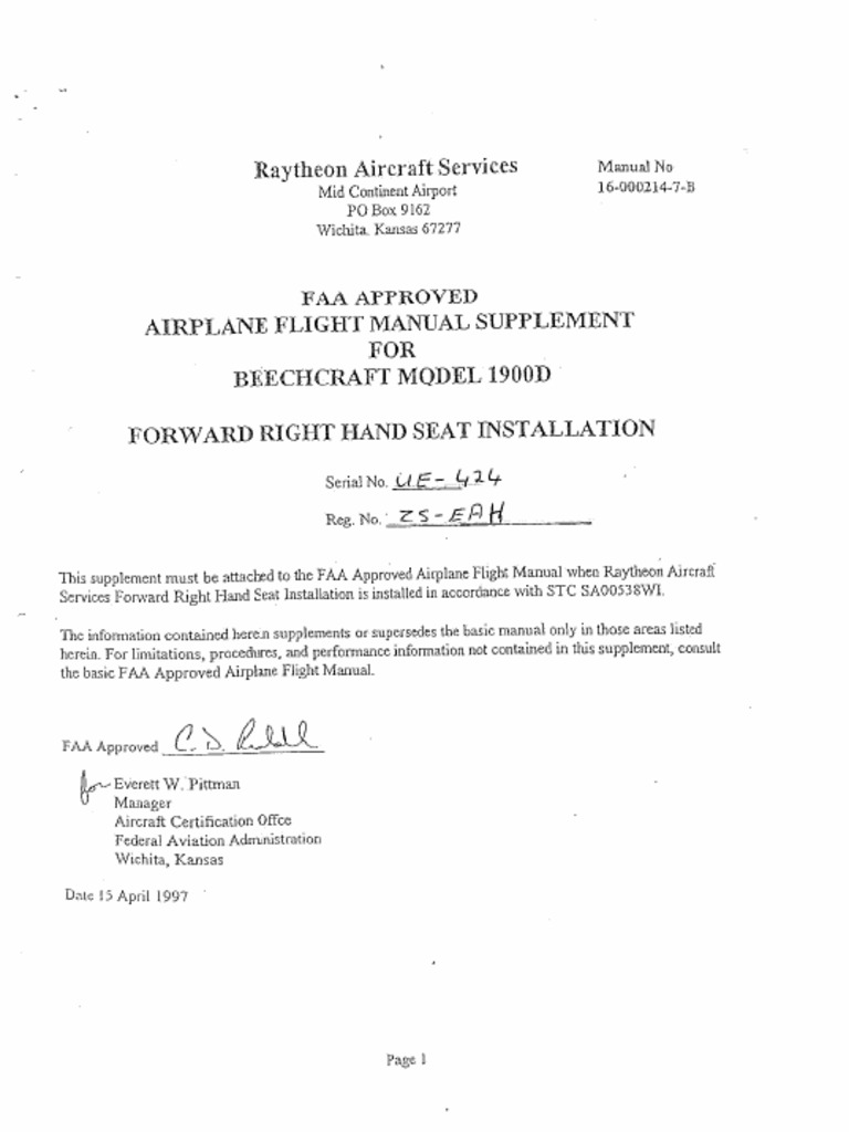 LOPA (AFM With Forward Seat) | PDF