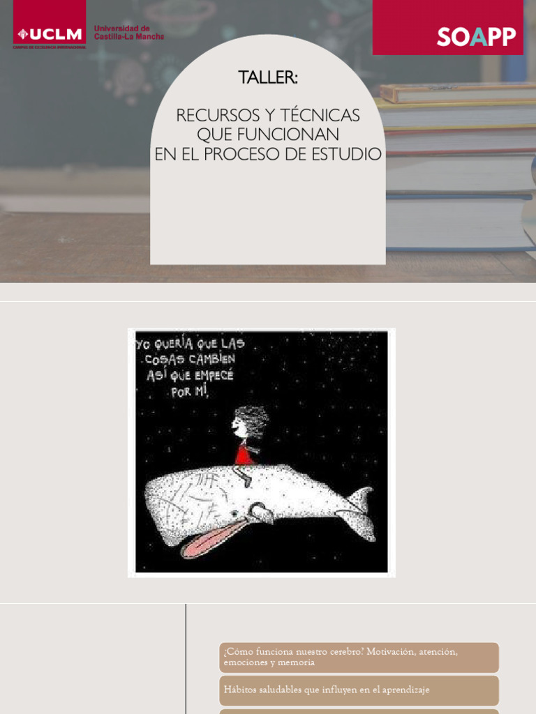 Taller Recursos y Técnicas Que Funcionan en El Proceso de Estudio ...