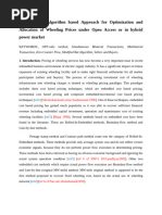 Wheeling Charge | PDF | Electrical Grid | Electric Power Distribution
