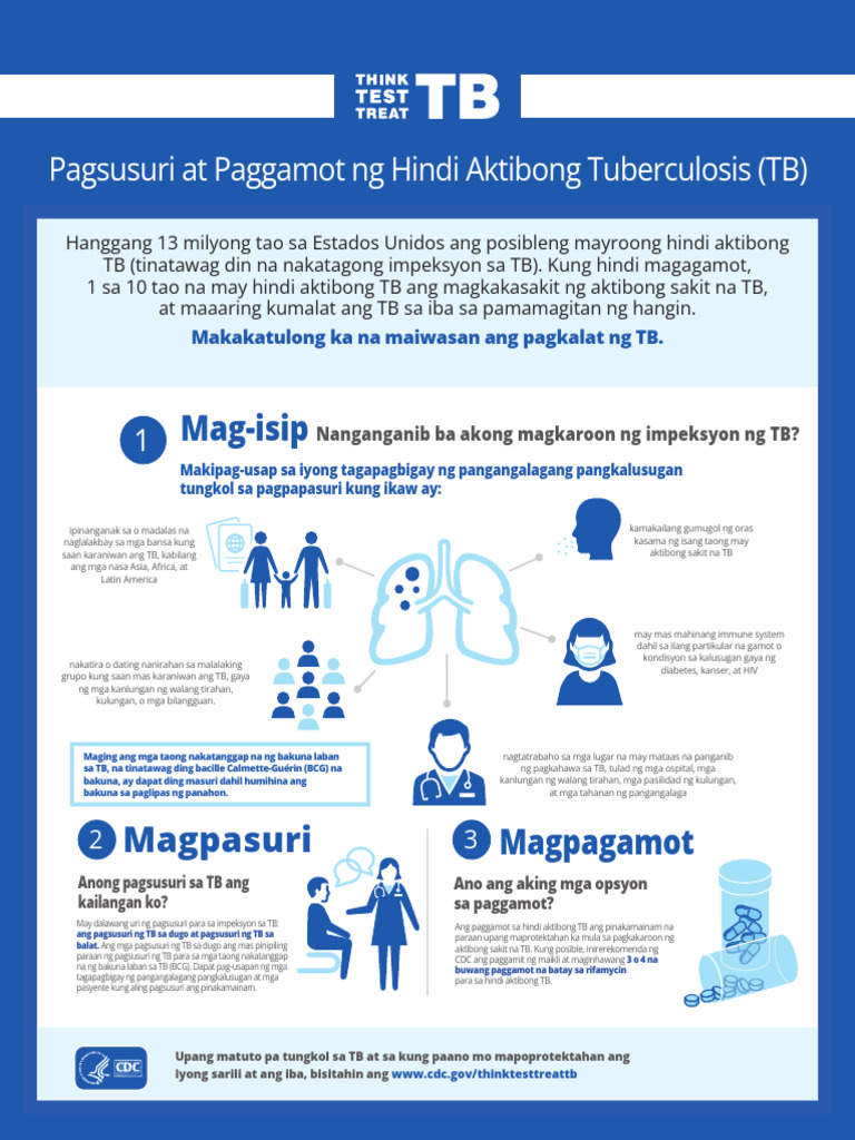Inactive_Tuberculosis_TB_Testing_and_Treatment_Flyer_Tagalog | PDF