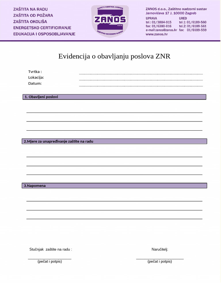 Vektor - Integra RADNI NALOG | PDF