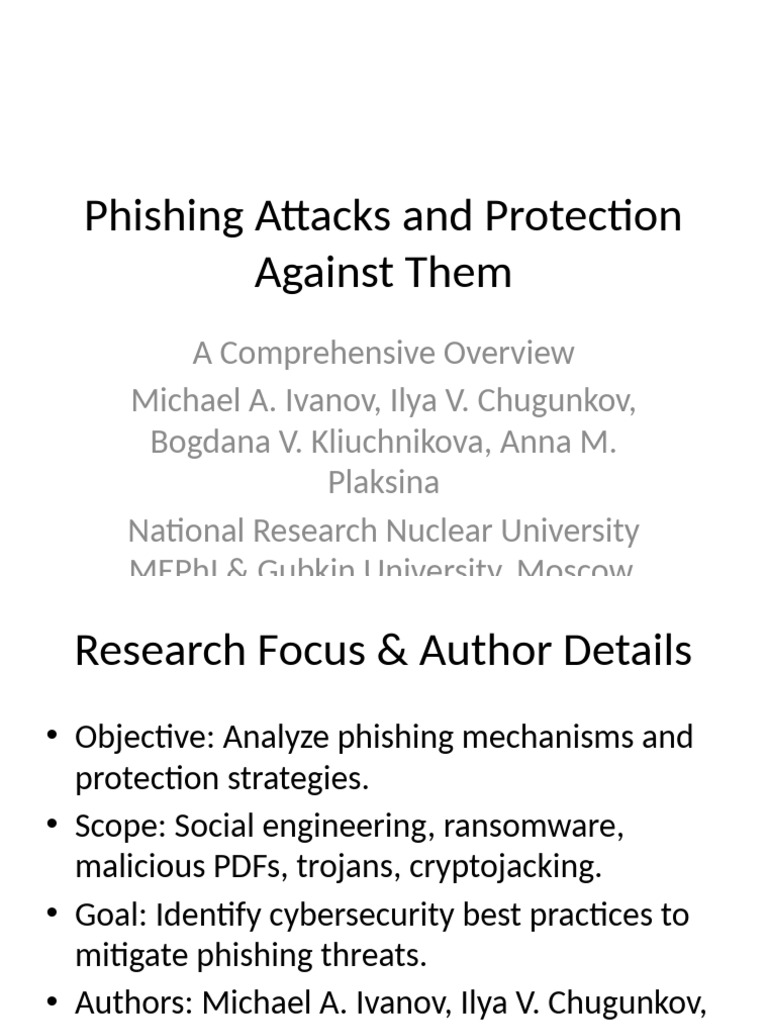 Phishing Attacks Protection | PDF | Phishing | Malware