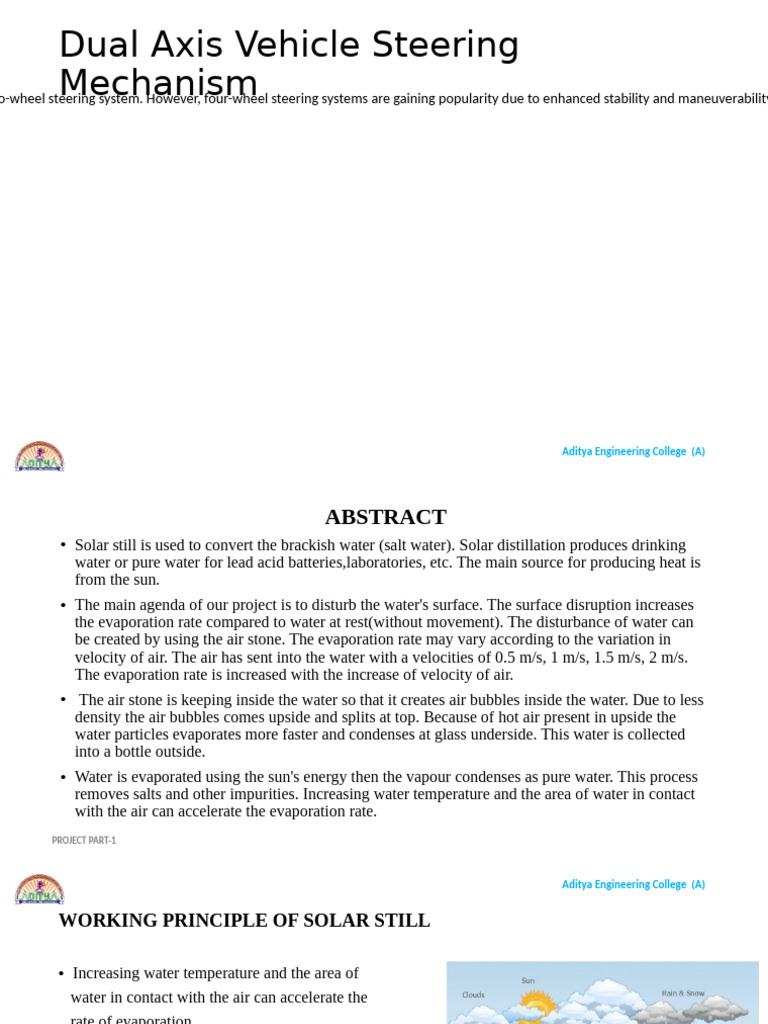 Updated Dual Axis Steering | PDF | Water | Materials