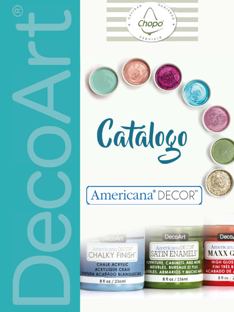Americana DecoArt Botes GRANDES | PDF | Barniz | Pintar
