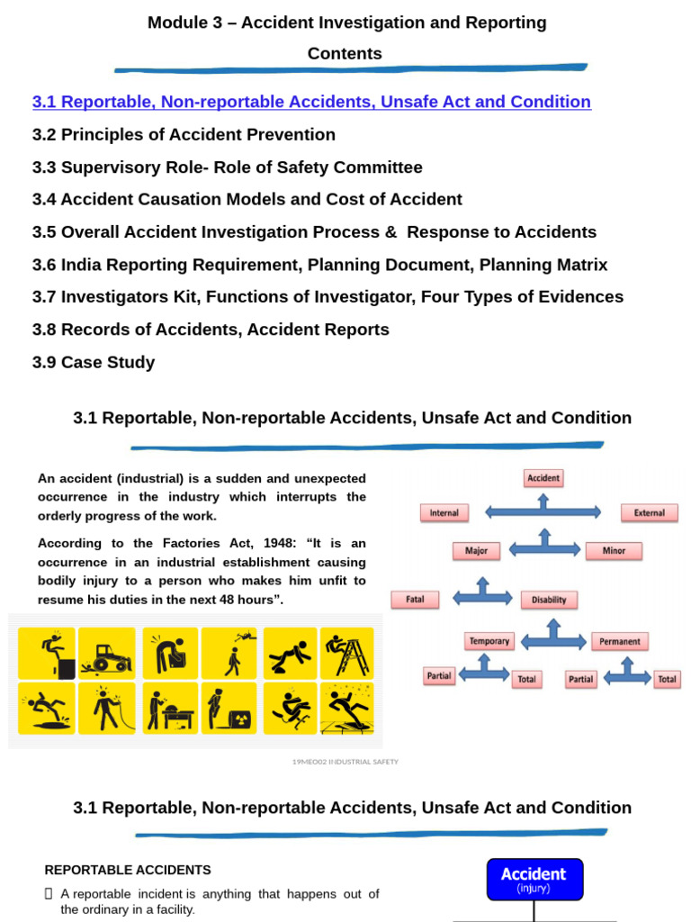 Accident Investigation and Reporting Guide | PDF | Occupational Safety ...