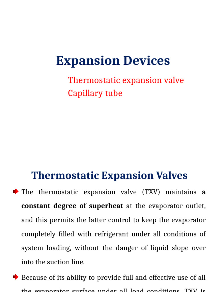 Expansion Devices - II | PDF | Gases | Transparent Materials