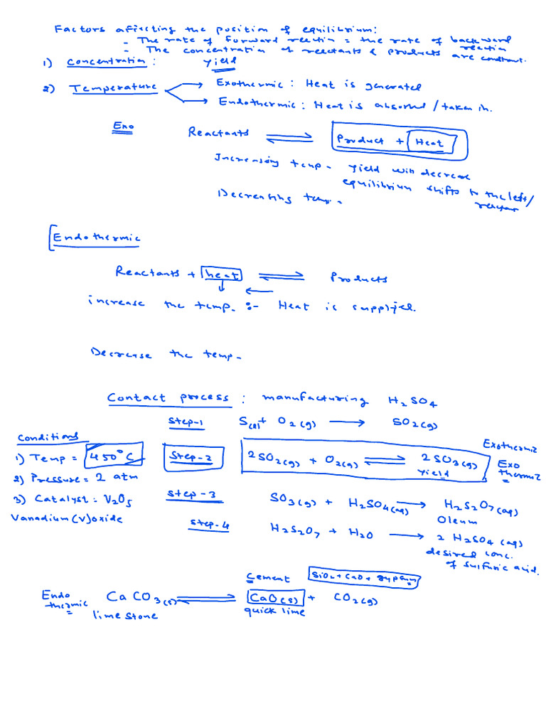 Equilibrium Position and Factors Affecting It Aarav | PDF