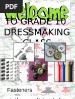 Types of Clothing Fasteners Explained | PDF | Clothing | Fashion
