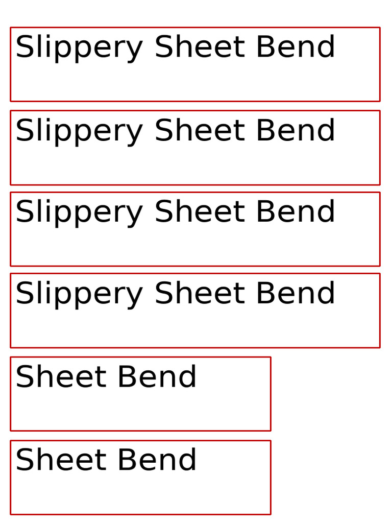 Basic Knots Names | PDF