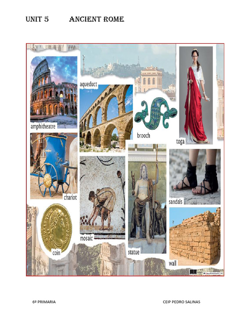 Unit 5 Ancient Rome | PDF | Verbo | Relaciones sintácticas