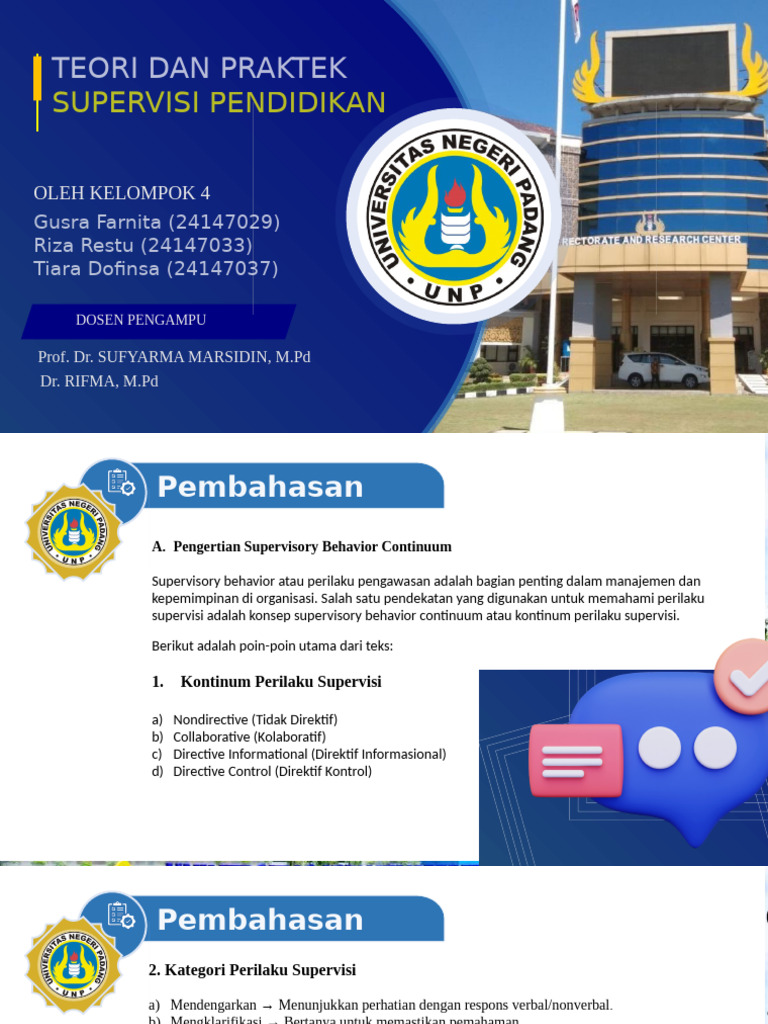 Kelompok 4 Teori Dan Supervisi | PDF