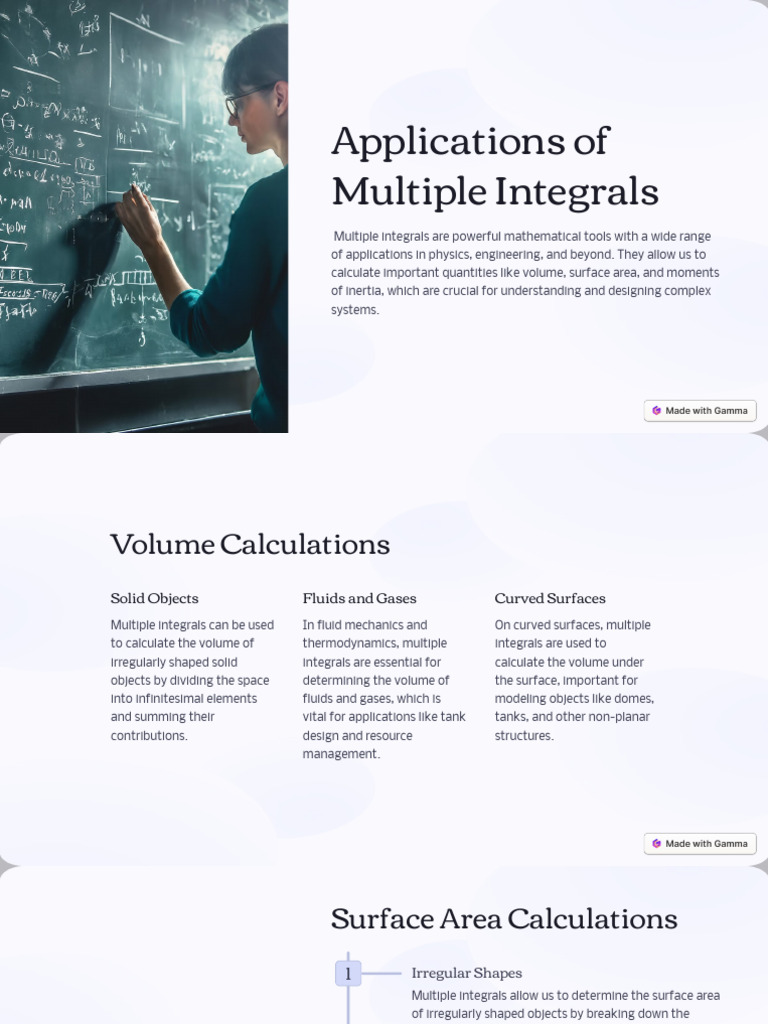 Applications of Multiple Integrals | PDF | Integral | Gases