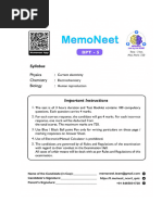 NEET Syllabus Tracker | PDF