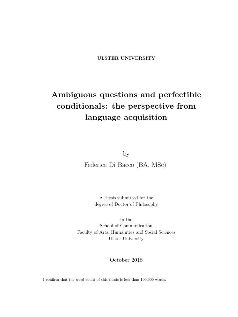 Truth Value Judgment Task | PDF | Question | Semantics