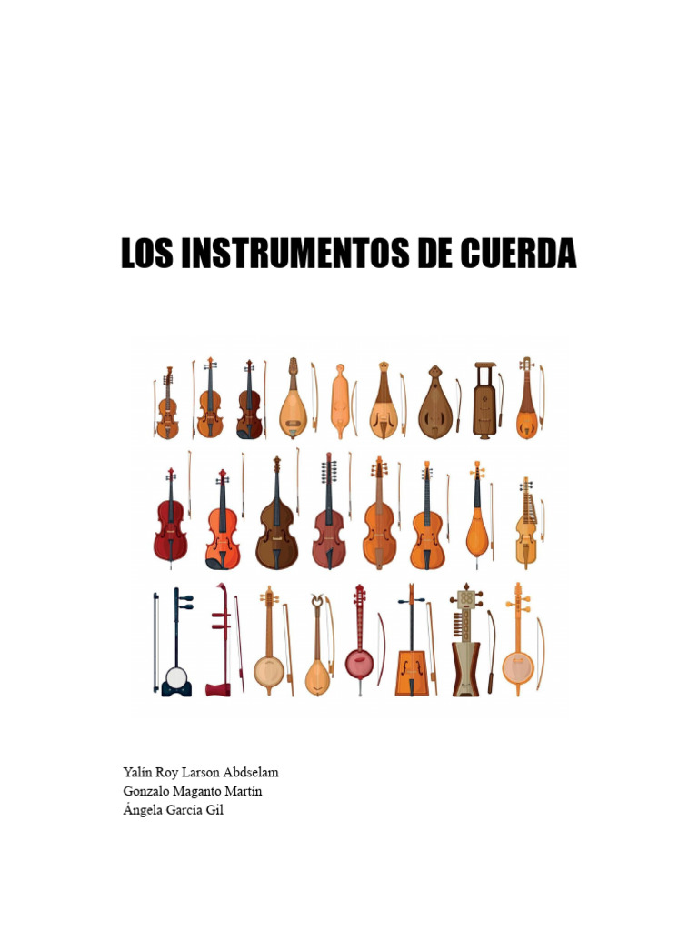 Instrumentos de Cuerda: Historia y Tipos | PDF | Instrumentos de cuerda ...