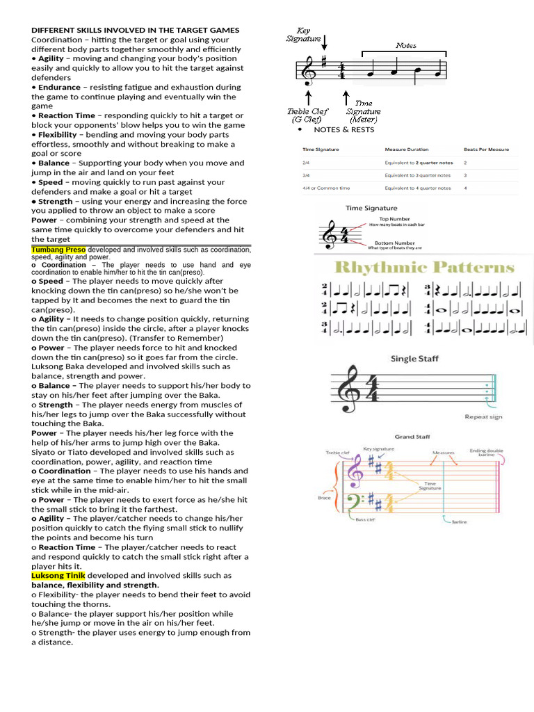 Essential Skills for Target Games | PDF