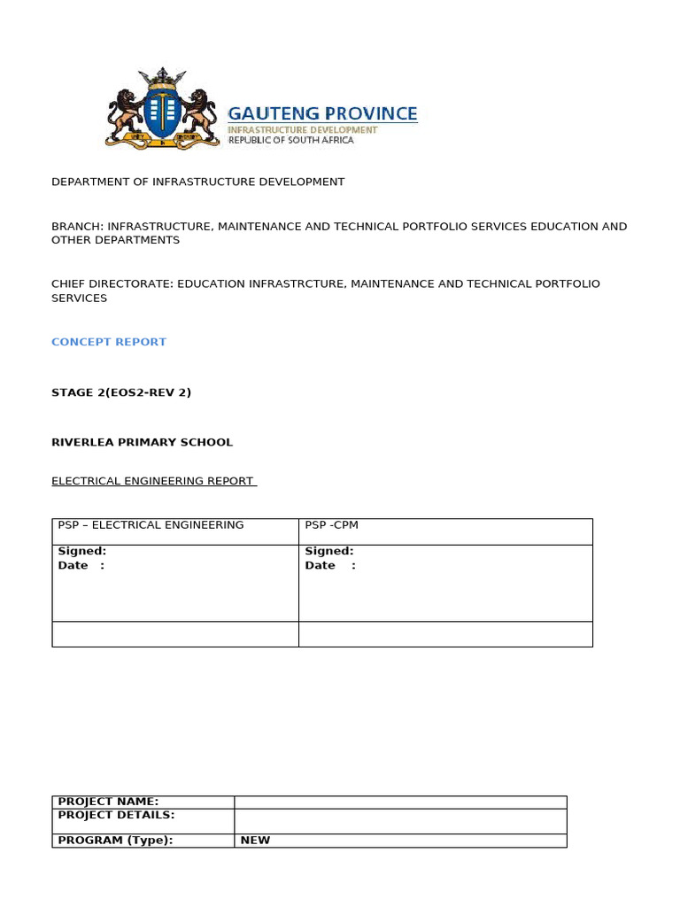 EOS 2 - Electrical Engineering Concept Report Rev 1 | PDF | Electrical ...