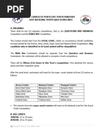 RCCG Dtce Calendar 2025 | PDF