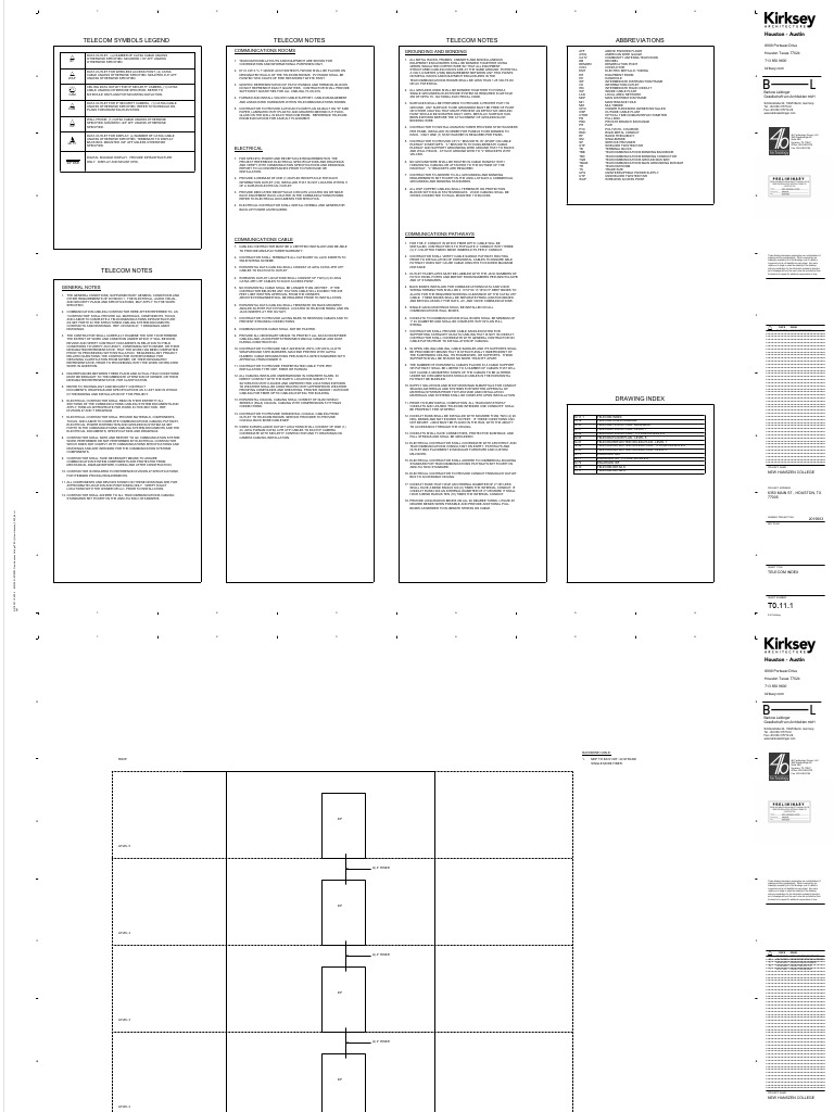 4 Hanszen College Wing Telco Drawings | PDF | Telecommunications ...