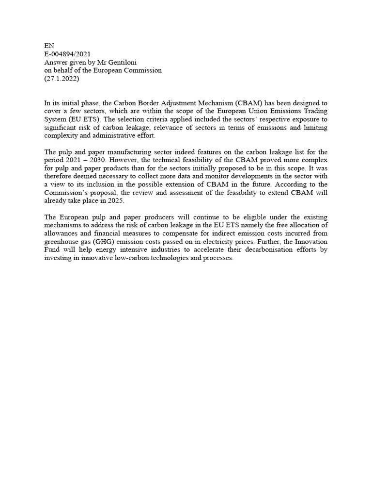 E-9-2021-004894-ASW - EN - Odgovor | PDF