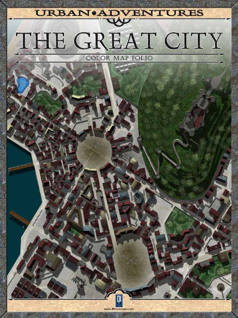 0one Games The Great City Color Map Folio | PDF
