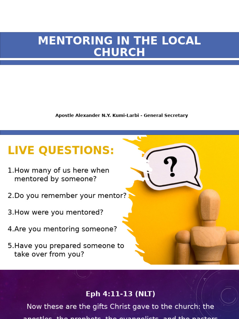 Mentoring Models in the Church | PDF | Paul The Apostle | Saint Timothy