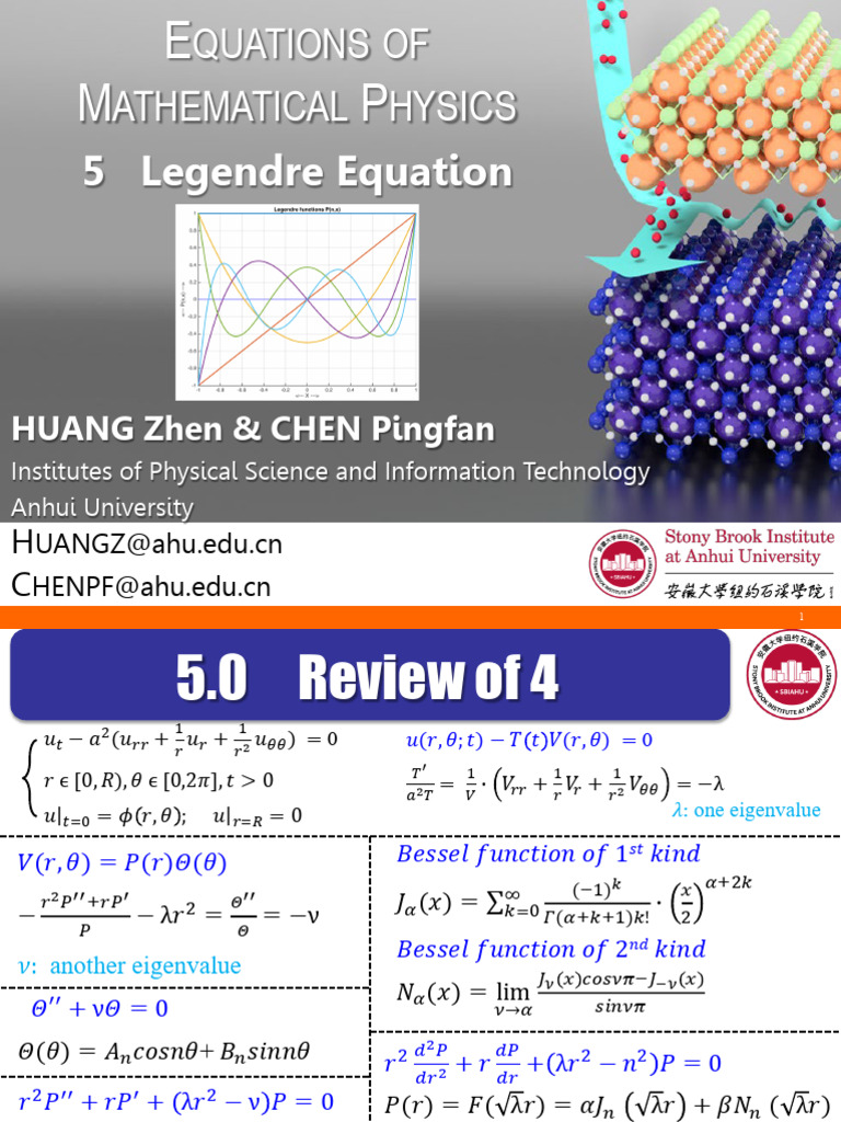 Legendre Equation 01 20241216 | PDF | Sphere | Calculus