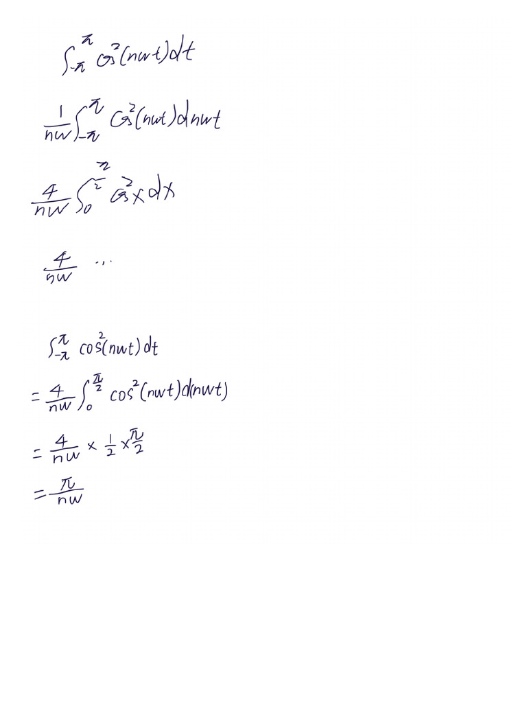 4 f0 (n2) Cos (Nut) DT | PDF